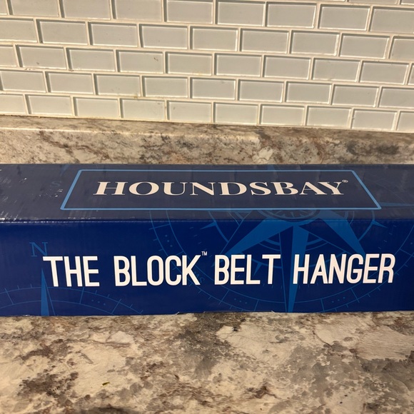 HoundsBay | Other | Houndsbay The Block Cedar Wood Belt Hanger New Open ...